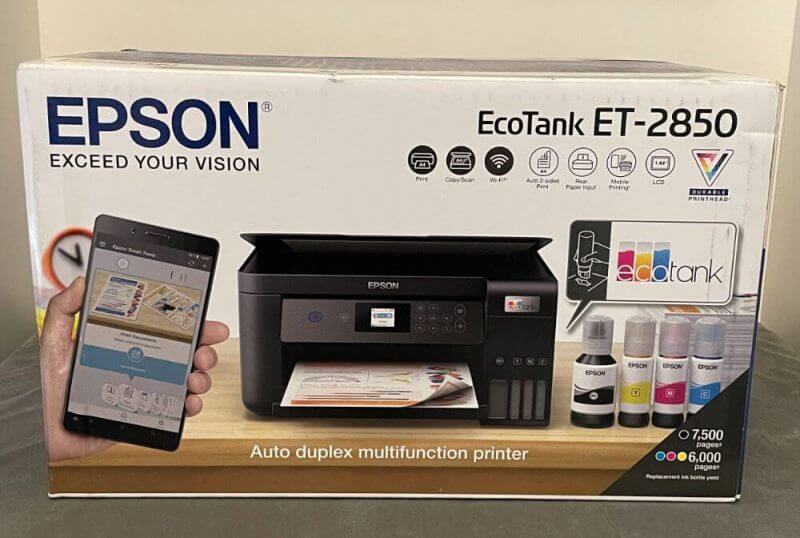 EPSON EcoTank ET 2850 Printer Review EPSON EcoTank ET 2850 Printer Review